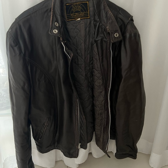 beau breed | Jackets & Coats | Beau Breed Leather Jacket Made In The ...